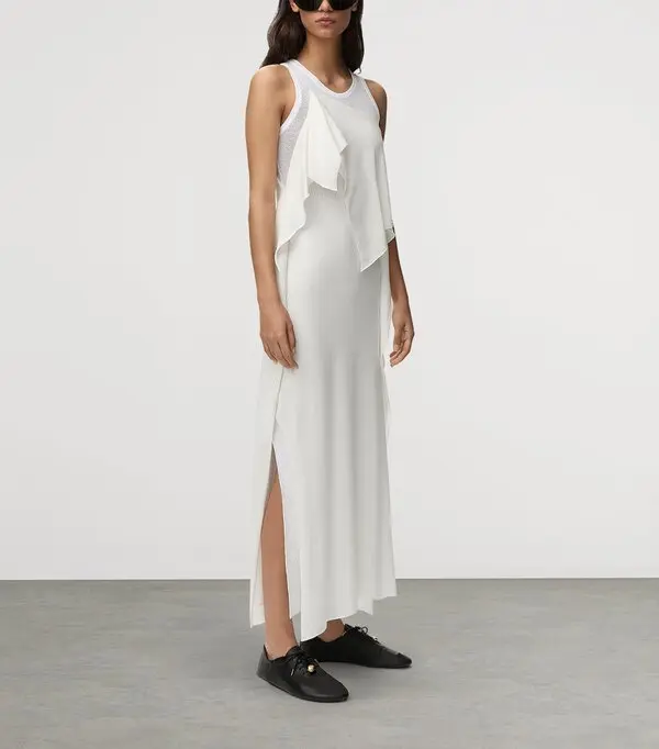 Loewe Knitted Ruffle Maxi Dress