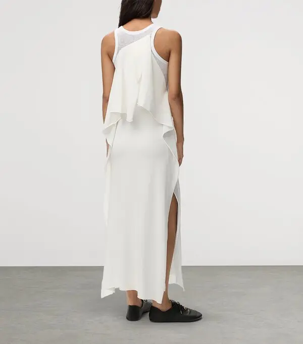 Loewe Knitted Ruffle Maxi Dress