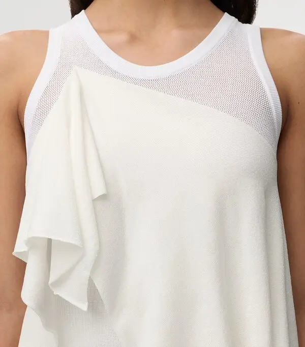 Loewe Knitted Ruffle Maxi Dress