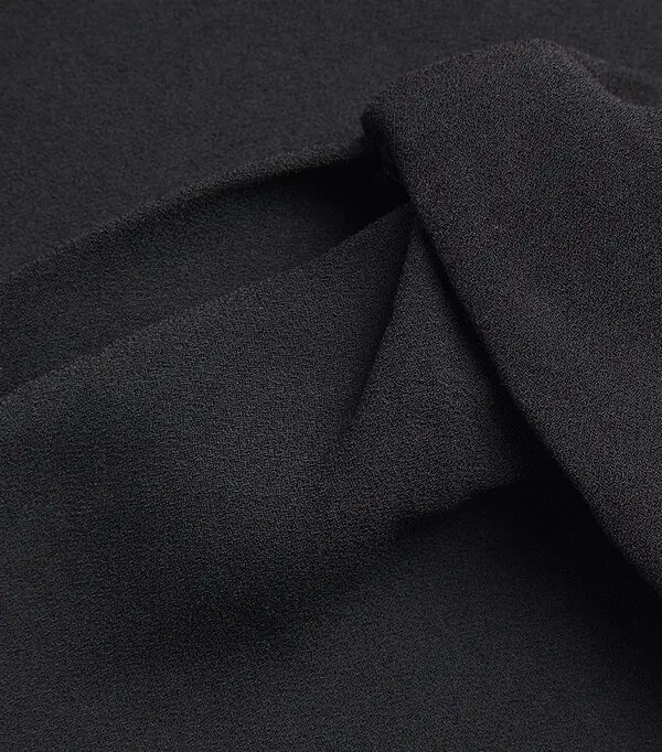 Vince Sleeveless Draped Shoulder Crepe Top