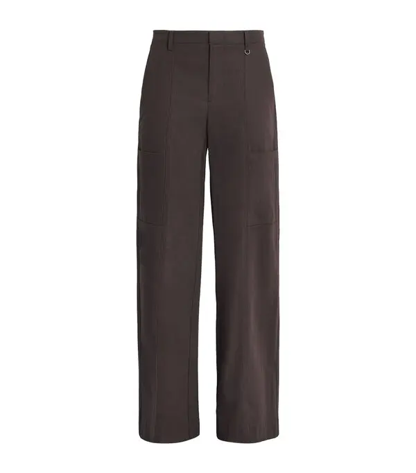 Vince Stretch-cotton Panelled Trousers
