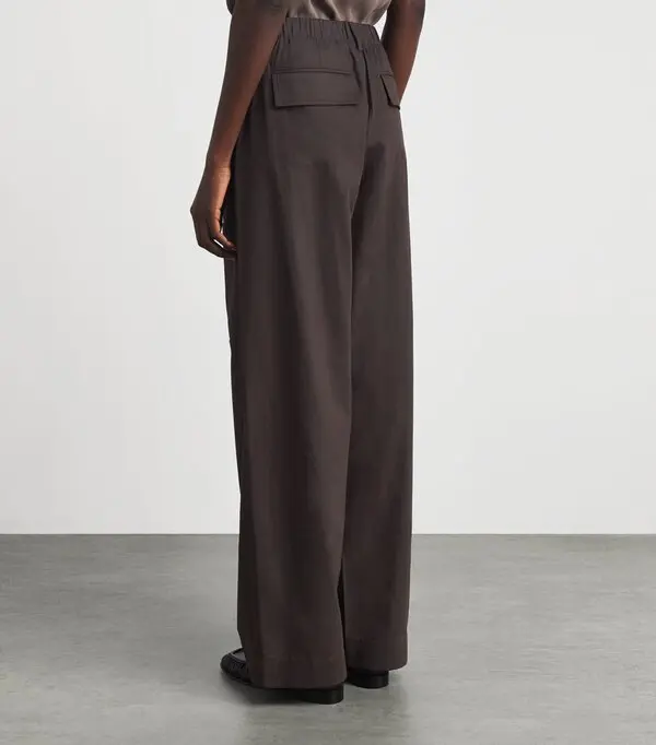 Vince Stretch-cotton Panelled Trousers