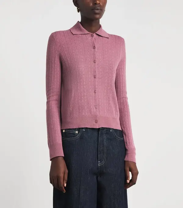 Vince Wool Pointelle Cardigan