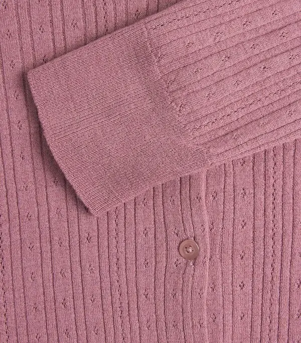 Vince Wool Pointelle Cardigan