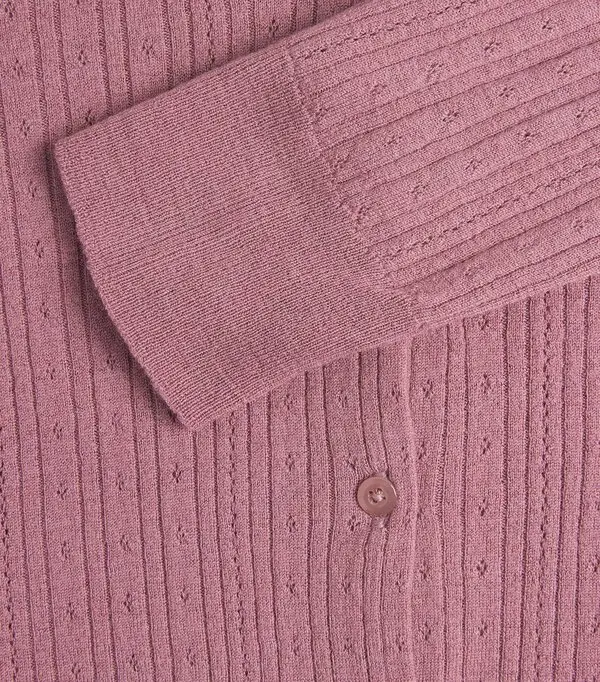 Vince Wool Pointelle Cardigan