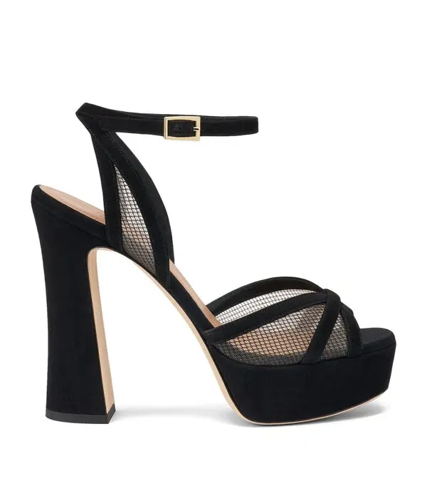 MALONE SOULIERS Mesh Sylvie Platform Sandals