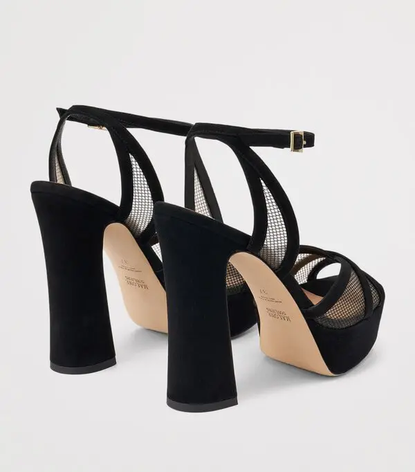 MALONE SOULIERS Mesh Sylvie Platform Sandals