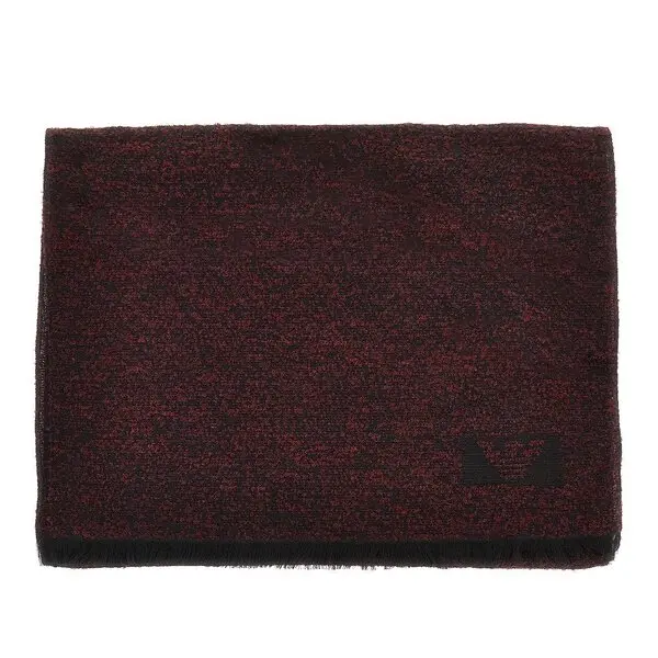 Emporio Armani Bouclé Wool Blend Scarf