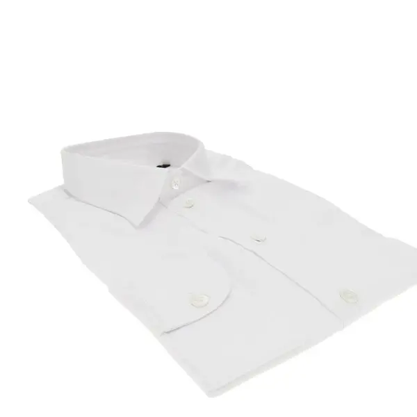 Emporio Armani Micro-textured Cotton Shirt