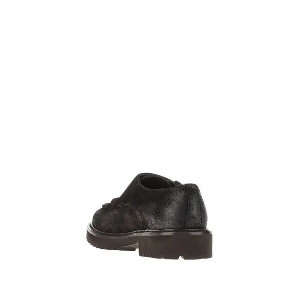 DOUCAL'S Suede Leather Double Monk Strap Shoes