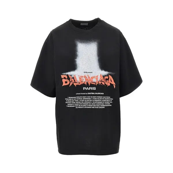 Balenciaga The Door Oversize' Jersey T-shirt