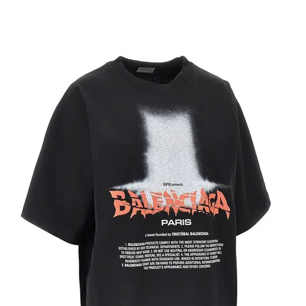 Balenciaga The Door Oversize' Jersey T-shirt