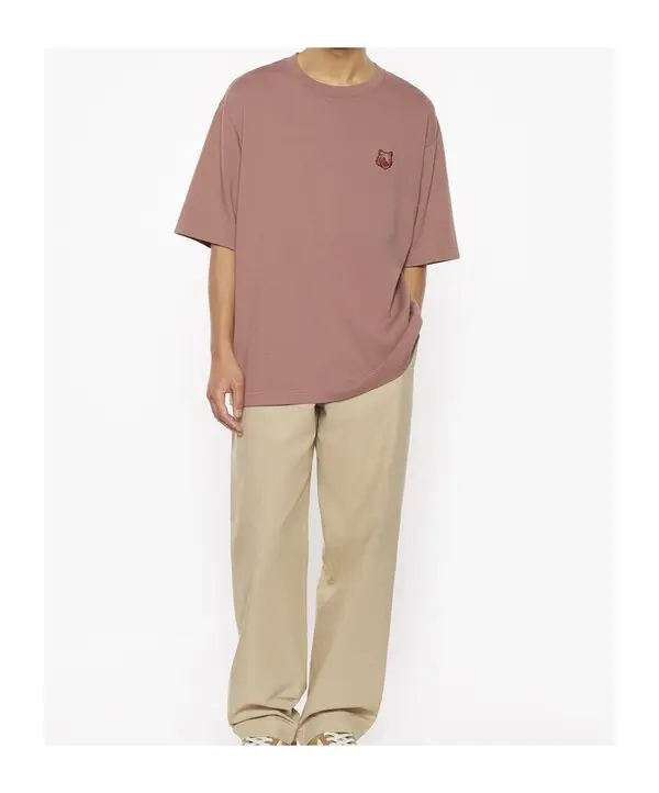 Maison Kitsuné Bold Fox Head Patch Crewneck T-shirt