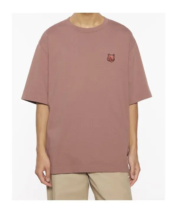 Maison Kitsuné Bold Fox Head Patch Crewneck T-shirt