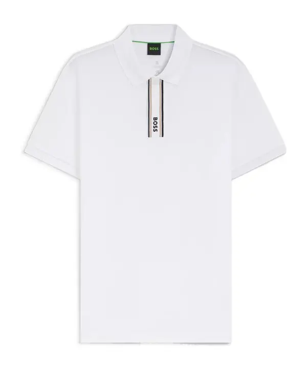 Hugo Boss Stripe-detail Polo Shirt