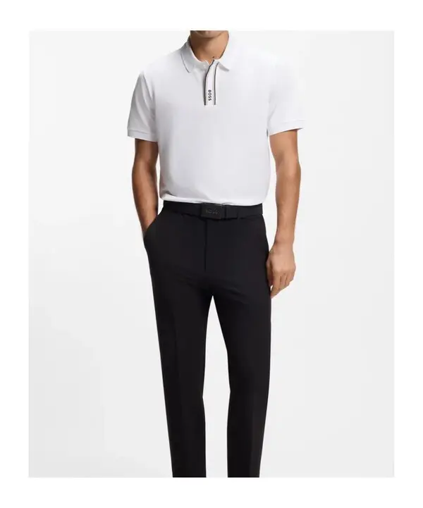 Hugo Boss Stripe-detail Polo Shirt