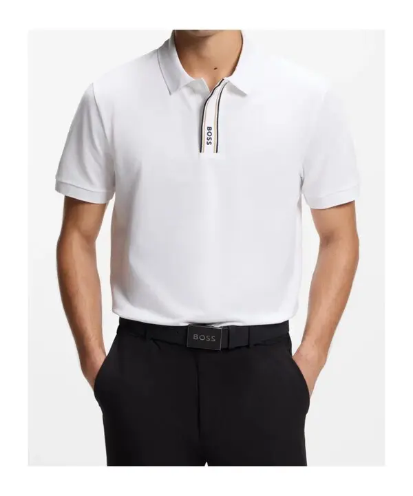 Hugo Boss Stripe-detail Polo Shirt