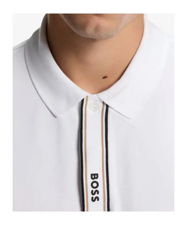 Hugo Boss Stripe-detail Polo Shirt