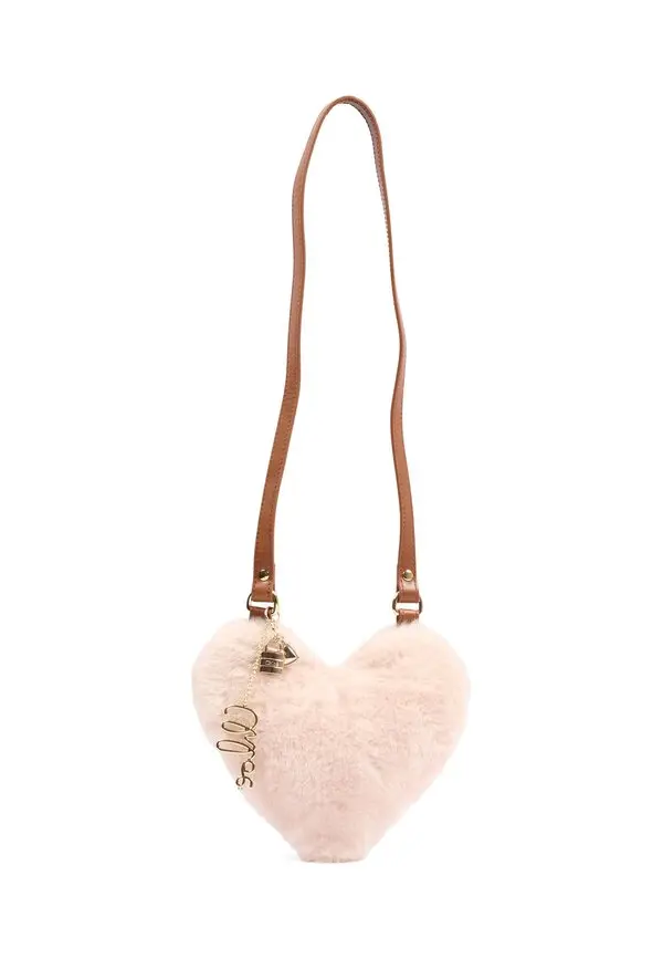 Chloé Heart-shaped Faux-shearling Shoulder Bag