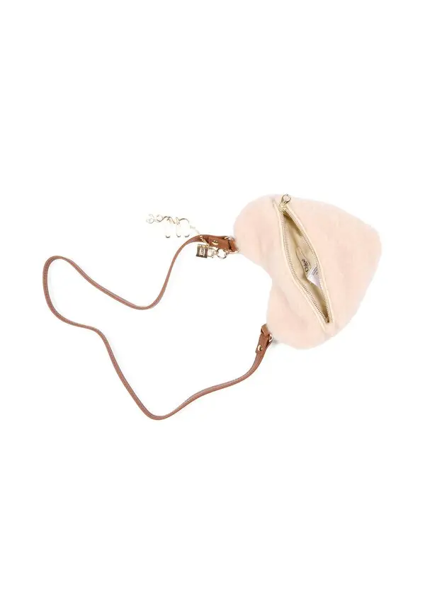 Chloé Heart-shaped Faux-shearling Shoulder Bag