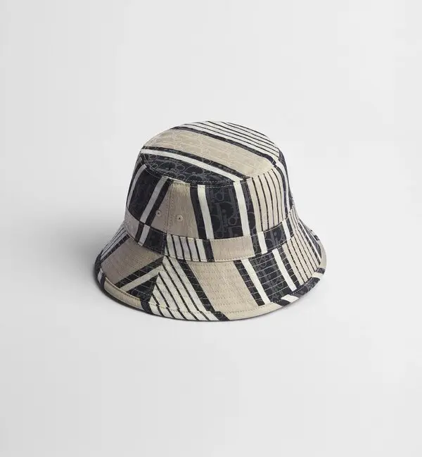 Dior Dioriviera Oblique Sun Stripes Bucket Hat