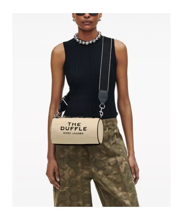 Marc Jacobs Jacquard Zipped Duffle Bag - Nude