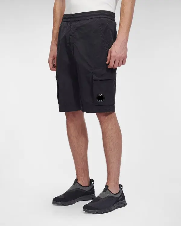 C.P. COMPANY Elasticated-detail Cargo Shorts