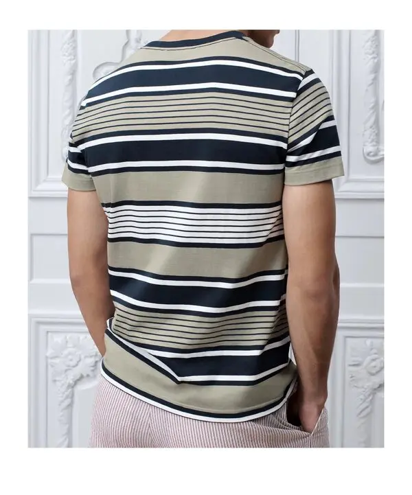 Dior Dioriviera Striped T-shirt, Relaxed Fit - Black