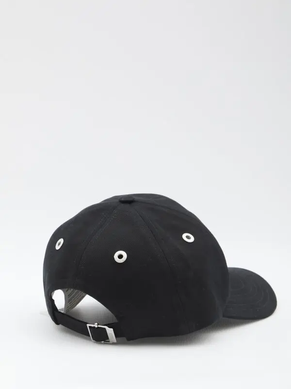 AMI Paris Logo Embroidered Curved Peak Cap