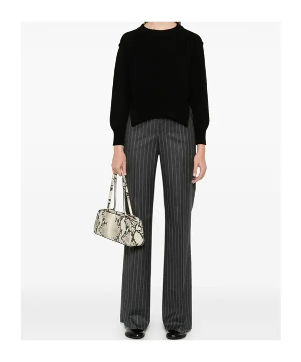 Loulou De Saison Ribbed Knit Crew Neck Sweater