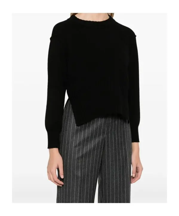 Loulou De Saison Ribbed Knit Crew Neck Sweater