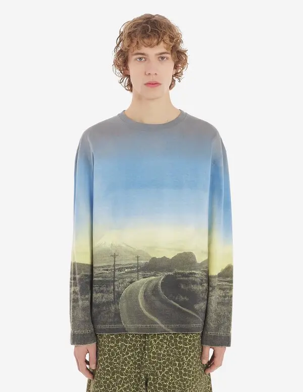 Maison Kitsuné Long Sleeved T-shirt
