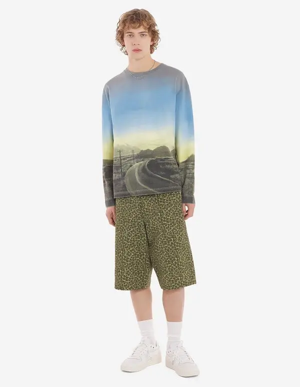 Maison Kitsuné Long Sleeved T-shirt