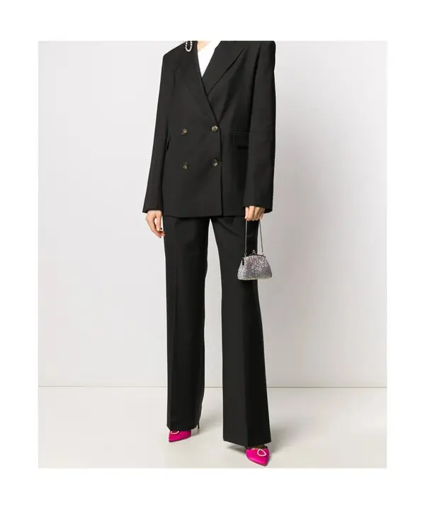 Loulou De Saison Sbiro Pleated Straight-leg Pants