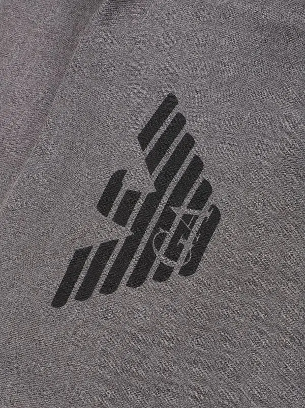 Emporio Armani Logo-printed Fringed Scarf