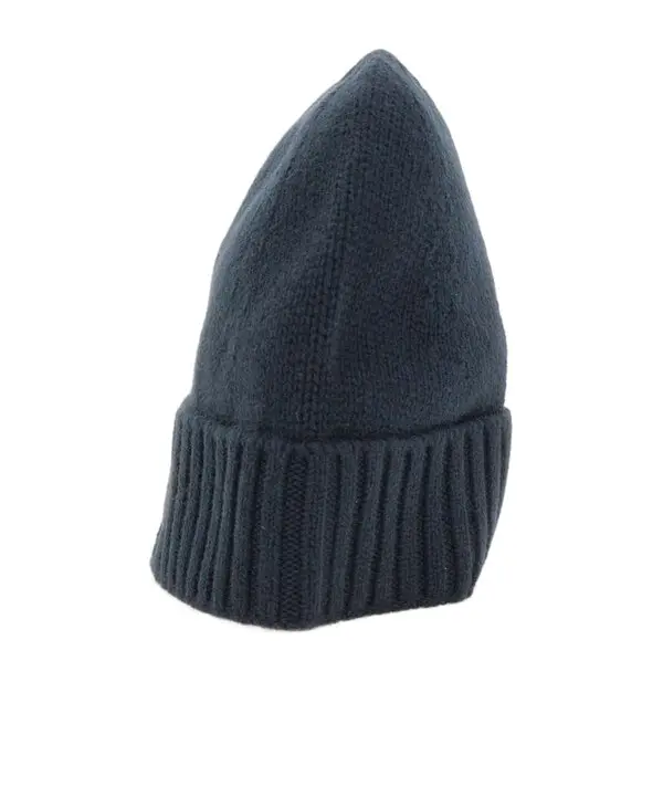 Stone Island Logo Patch Ribbed Beanie
