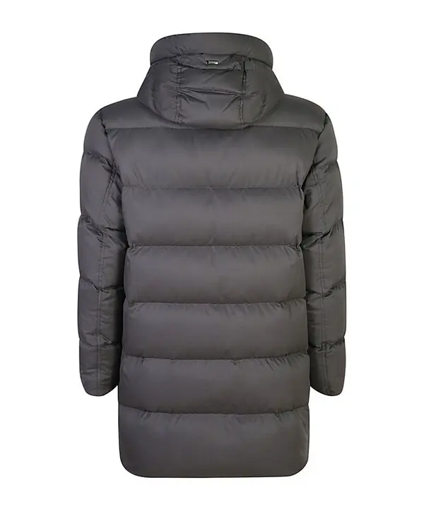 Herno High-neck Hooded Drawstring Puffer Coat