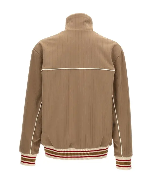 GOLDEN GOOSE Max Zipped Track Sweatshirt - Beige