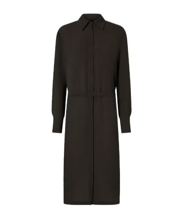 Pinko Belted Midi Shirt Dress
