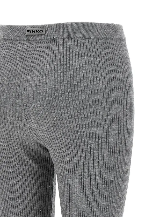 Pinko Ibiza Flared Ribbed Knit Pants