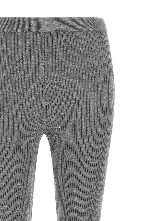 Pinko Ibiza Flared Ribbed Knit Pants