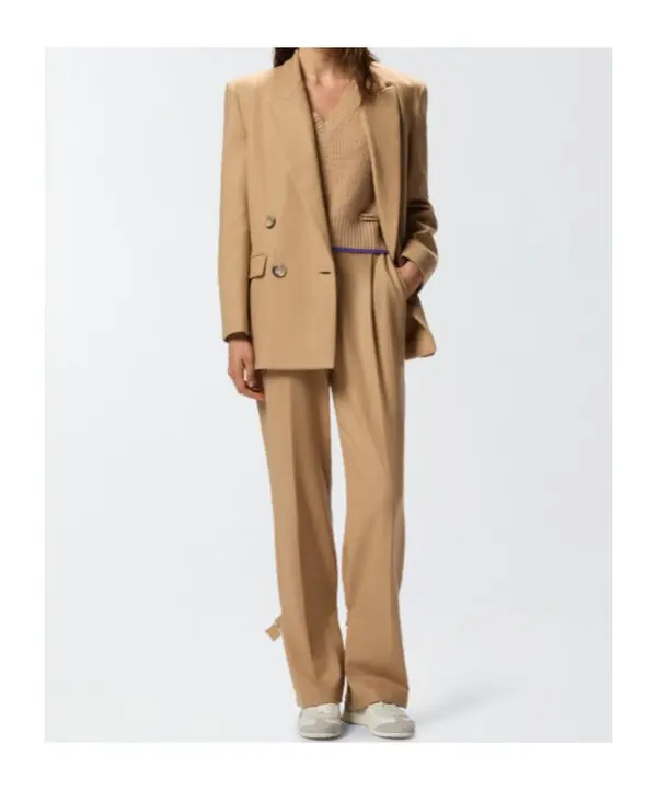 Pinko Pleated Buckle Trousers