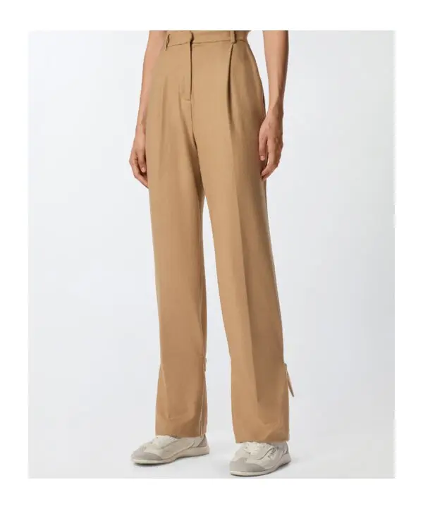 Pinko Pleated Buckle Trousers