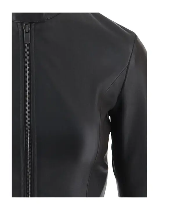 Gucci Lightweight Stretch Leather Jacket