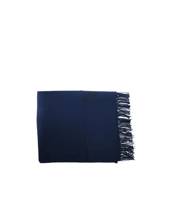 Emporio Armani Logo-printed Fringed Scarf