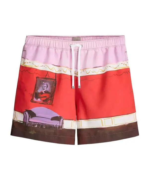 Dior Riviera Swim Shorts - Red