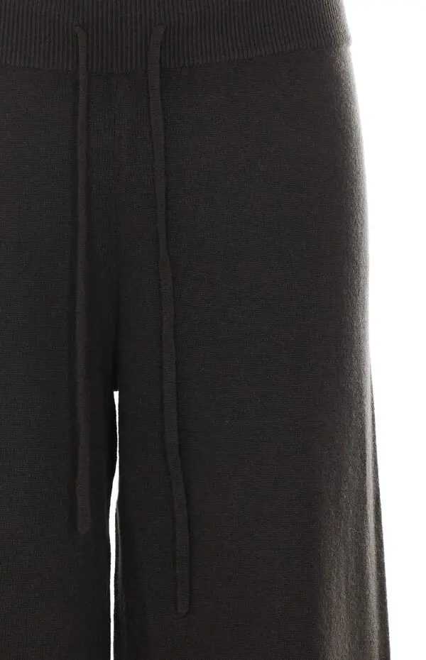 LISA YANG Sofi Drawstring Wide Leg Knitted Trousers - Dfe