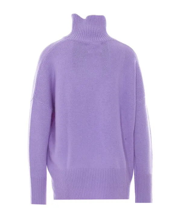 LISA YANG High Neck Long Sleeve Knit Top