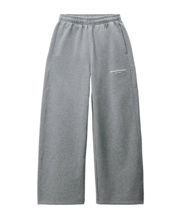 Alexander Wang Mid-rise Relaxed Sweatpant W/ Logo Print
