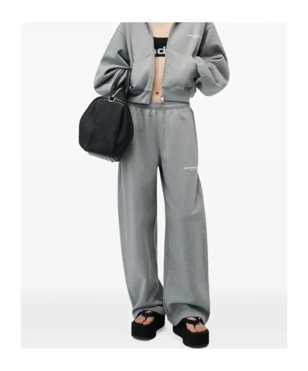 Alexander Wang Mid-rise Relaxed Sweatpant W/ Logo Print
